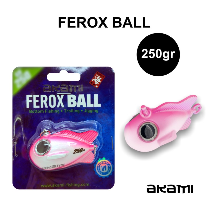 AKAMI FEROX BALL – Acessório UV para pesca vertical e corrico